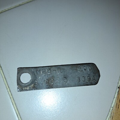 1969 1970 MUSTANG TORINO CYCLONE FORD 9 inch 3.00 OPEN REAR END ID TAG ...