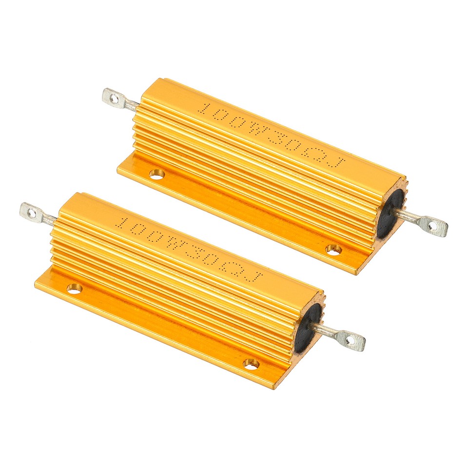 100W 30 Ohm Aluminum Shell Resistor Housing Resistor Wirewound ...