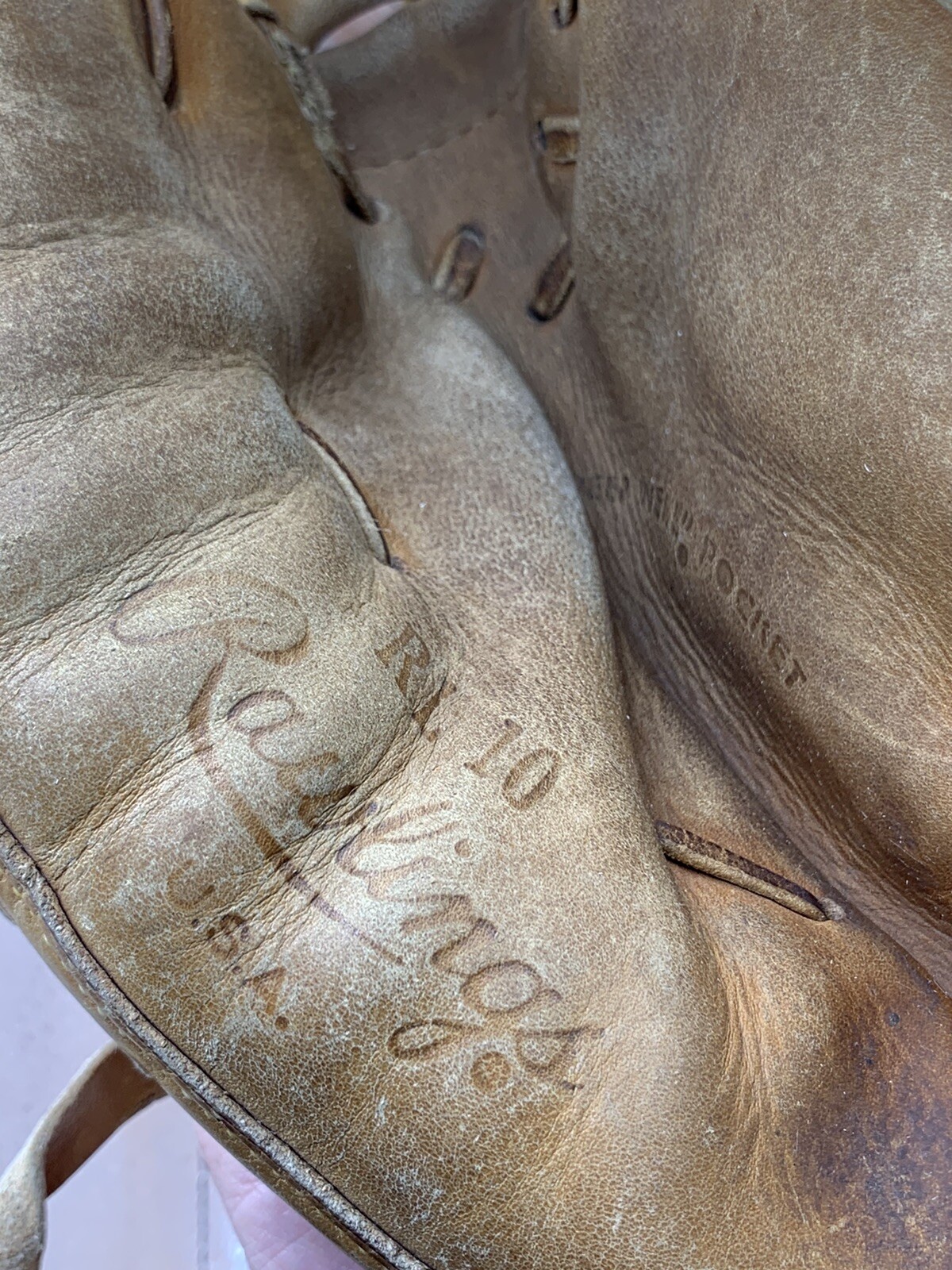 Vintage Rawlings Catchers Mitt RL 10 Johnny Bench Made In The USA 1970 ...