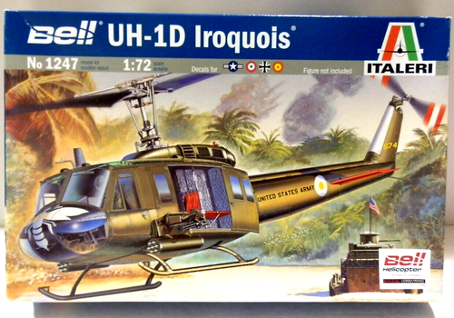 Italeri 1:72 Bell UH-1D Iroquois Helicopters Model Kit | eBay