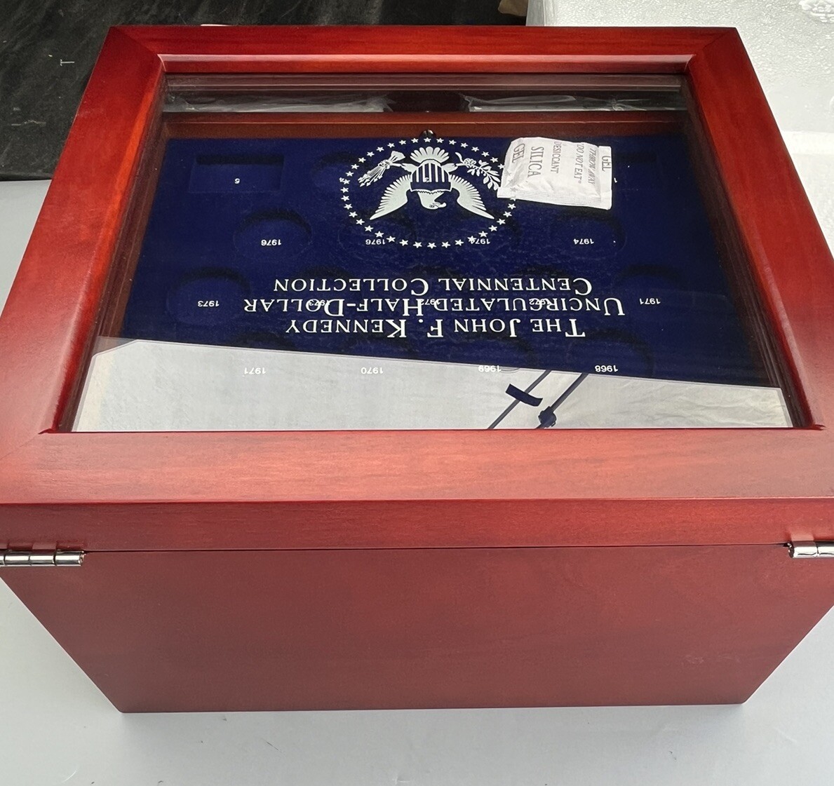 Kennedy U.S. half-dollar Centennial Collection 7 Tier Display Case New ...