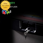 Black Fireproof and Waterproof Safe File Folder and Document Box with ...