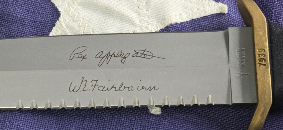 Rex Applegate Fairbairn Boker Solingen Fixed 6" Blade Combat Knife | eBay