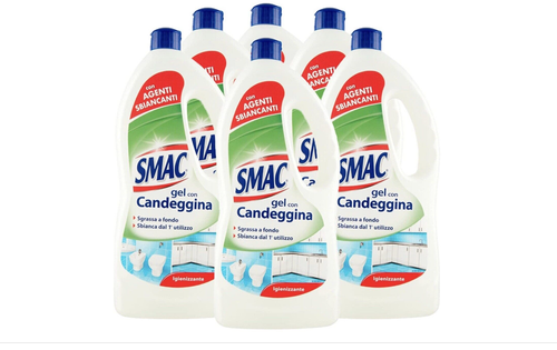 Smac - Détergent Gel Multi-Surface Avec Javel , 6 x 850 ML ...