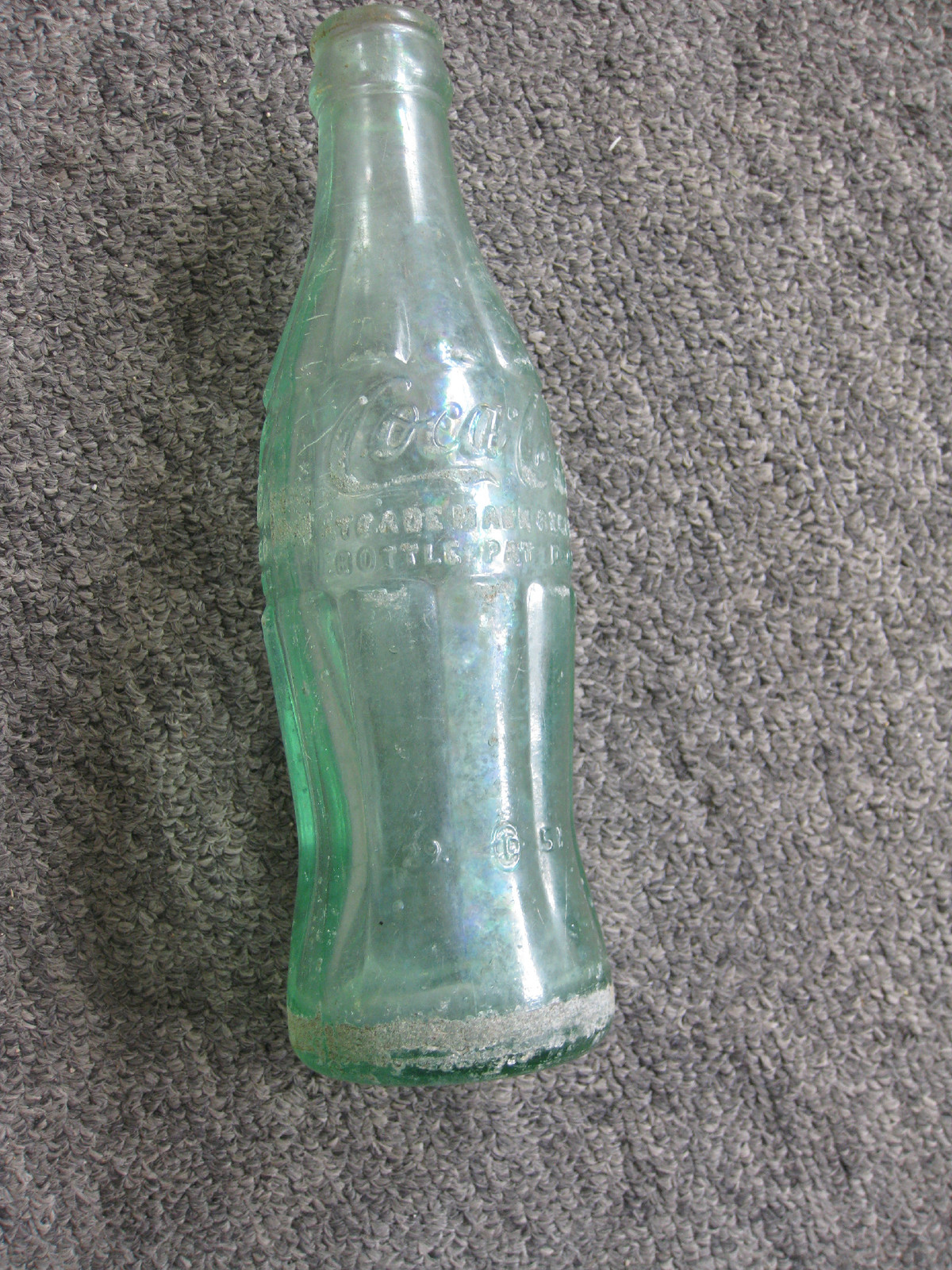 Vintage Green Coca-Cola Bottle Fort Wayne, IN Green Coke Bottle 6oz. | eBay