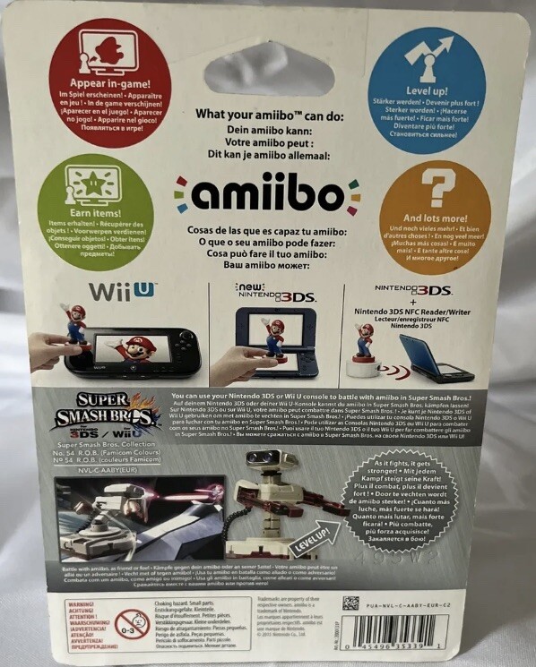 Rob The Robot R.O.B. Red Famicom Amiibo Nintendo Switch | eBay