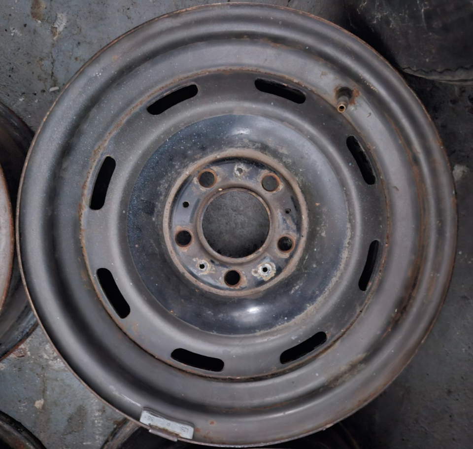 1971-1974 AMC 14x6 8 slot Steel Rally Wheels AMX Javelin Gremlin X ...