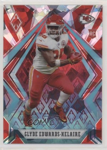 2020 Panini Phoenix - Rookies Clyde Edwards-Helaire #121 Fire & Ice /50 ...