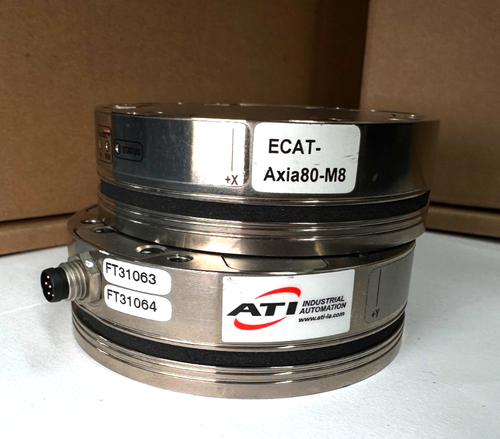 ATI F/T Sensor: Axia80-M8 EtherNet Force/Torque Sensor Good Condition ...