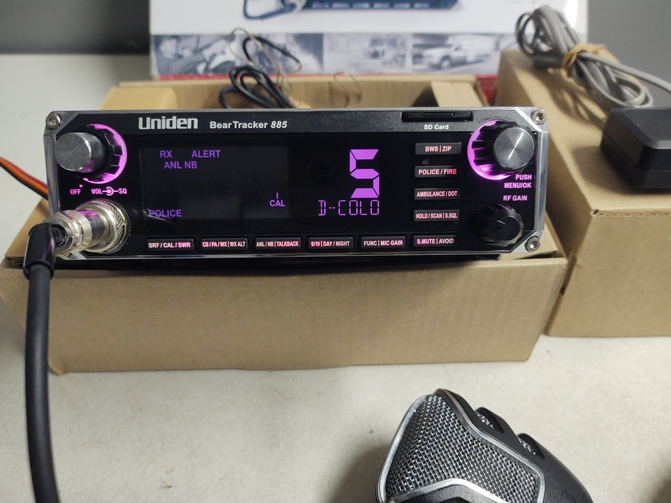 Uniden BearTracker 885 Hybrid CB Radio Digital Police Scanner w/GPS ...