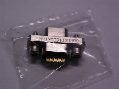 Mil-Spec Airborn MM2120091134500 Rugged Metal 9P Micro D Plug Connector ...