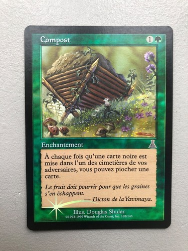 Mtg Urza's Destiny Compost FOIL French NM | eBay