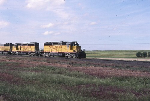 Railroad Slide - Union Pacific #3512 EMD SD40-2 Locomotive 1986 Vintage ...
