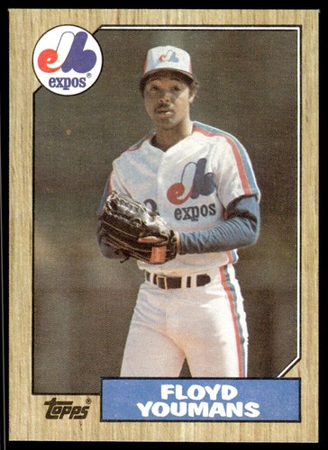 1987 Topps Baseball Card Floyd Youmans Montreal Expos #105 | eBay