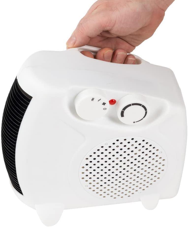 Dual Position Small Fan Heater 2000w Portable 2 Heat Setting Electric ...
