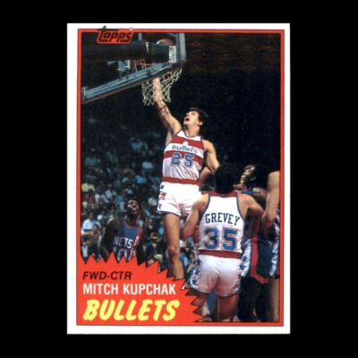 Mitch Kupchak 1981-82 Topps Washington Bullets #E97 Nice Vintage! 5 | eBay