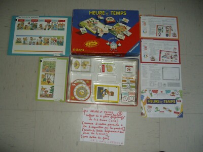 Jeu de société HEURE ET TEMPS Coffret de 6 jeux progressifs (2002 ...