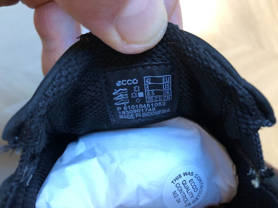 ECCO Men's TURN loafers, black, NEW 42EU (8-8.5US) art. 510184, color ...