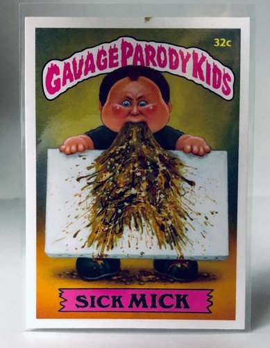 Garbage Pail Kids Luis Diaz 32C SICK MICK Gavage Parody Kids INK ...