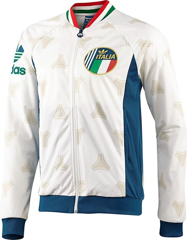 MED adidas Originals Men's ITALY TRACK TOP MFG 10/2013 RARE F77315 ...