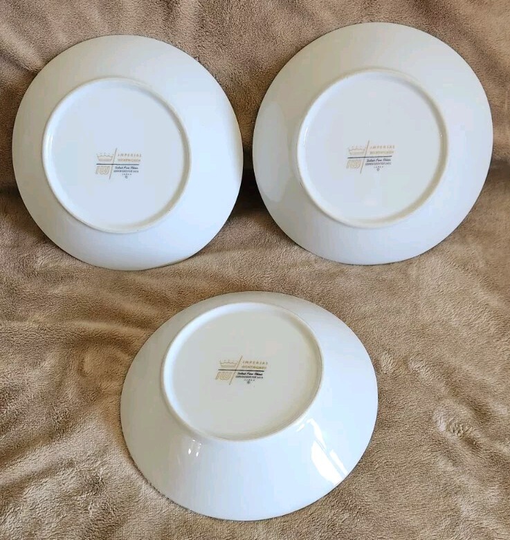 Set Of 3 Imperial Wentworth Fine China Bowls and Edinborough 3433 made ...