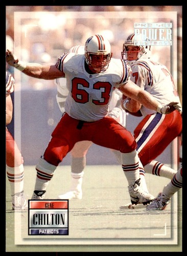 1993 Pro Set Power Gene Chilton New England Patriots #163 | eBay