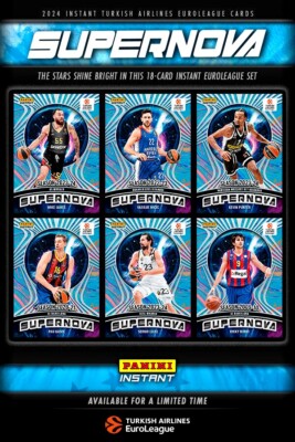 2023-24 PANINI EUROLEAGUE SUPERNOVA CARDS #1 - 18 SINGLES U PICK 1/468 ...