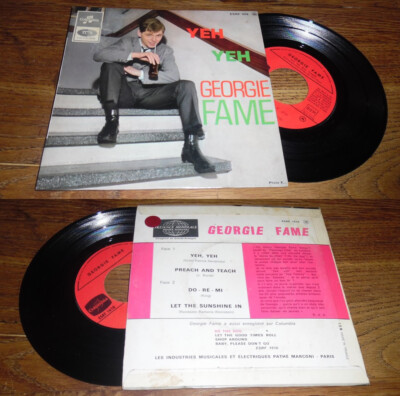 GEORGIE FAME - Yeh Yeh French EP ORG Sixties Beat R&B Mods 65' | eBay