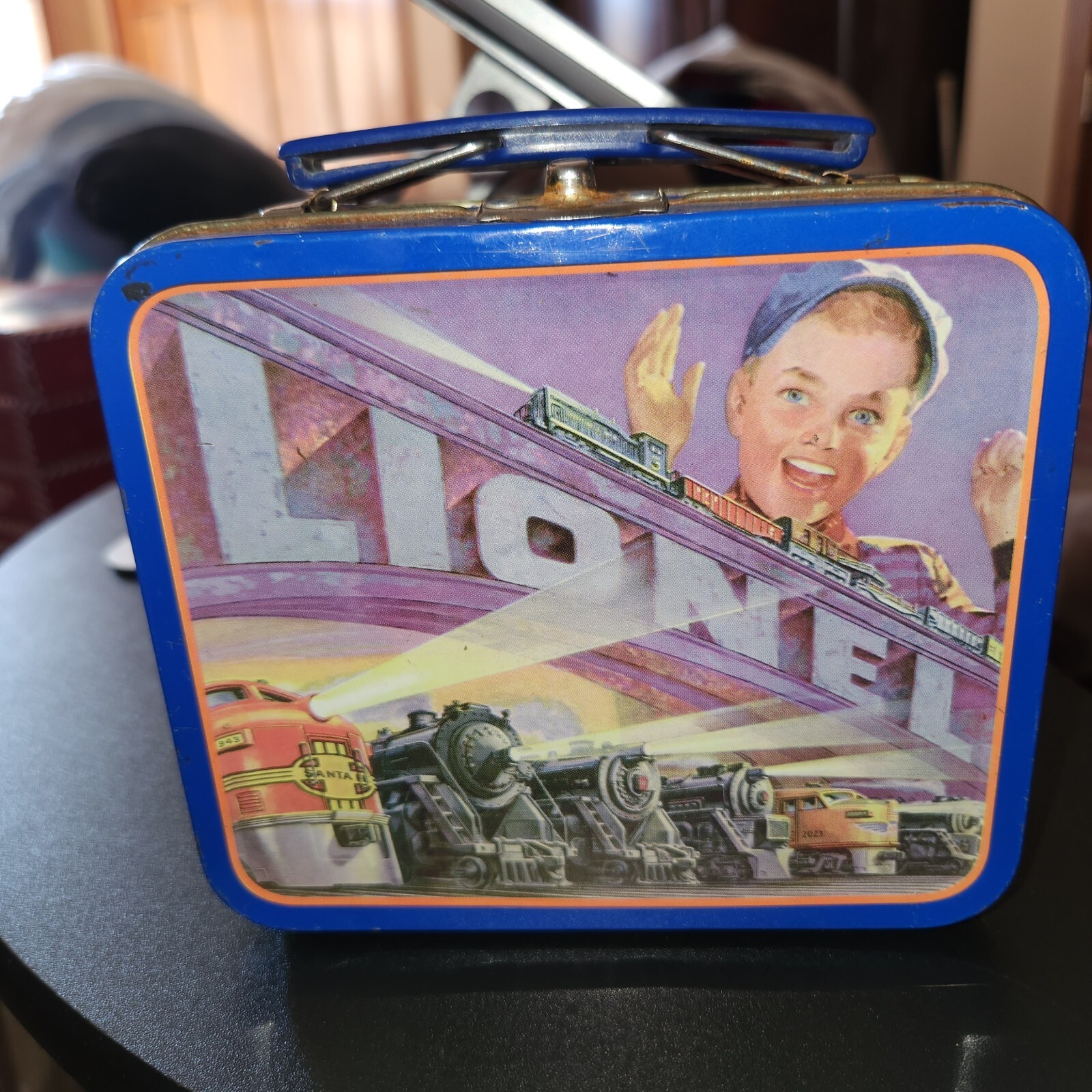 Vintage 1998 Lionel Trains 5.5” X 7” Metal Lunchbox Collectible clean ...