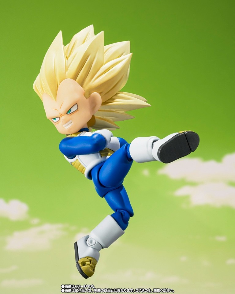 S.H.Figuarts Super Saiyan 3 Vegeta (Mini) SSJ3 Dragon Ball Daima NEW ...