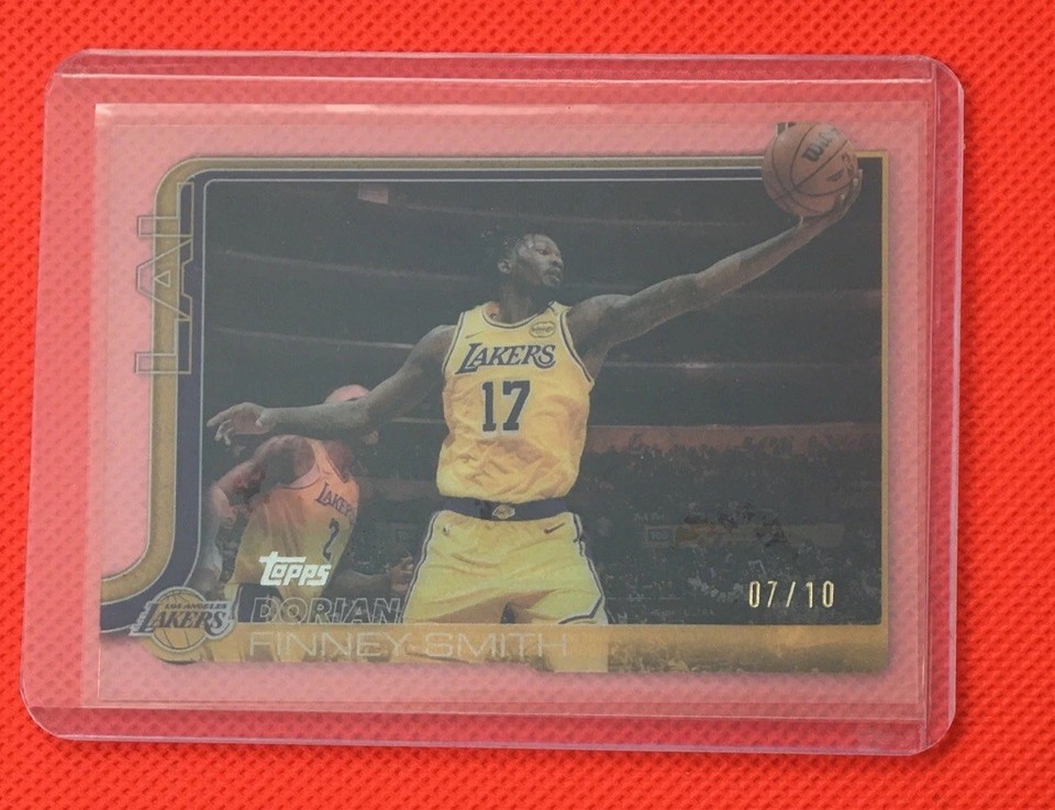 2025-26 Topps Clear Parallel SP Insert #d 07/10 Dorian Finney-Smith ...