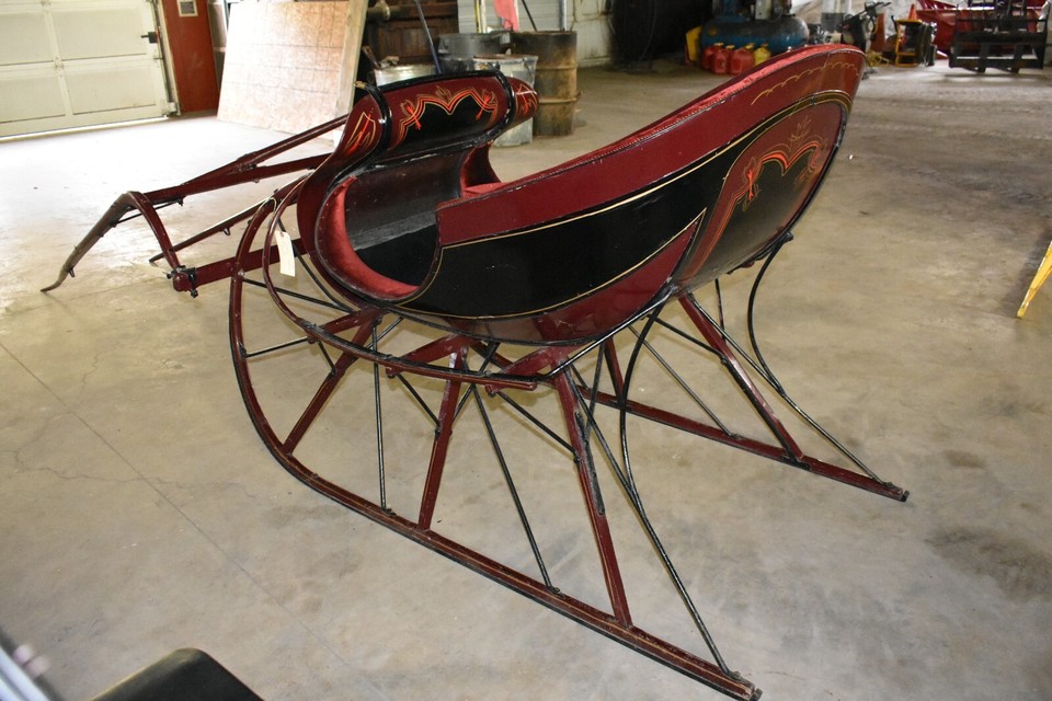 Restored Antique Horse Drawn Albany Cutter Sleigh, Sled | eBay