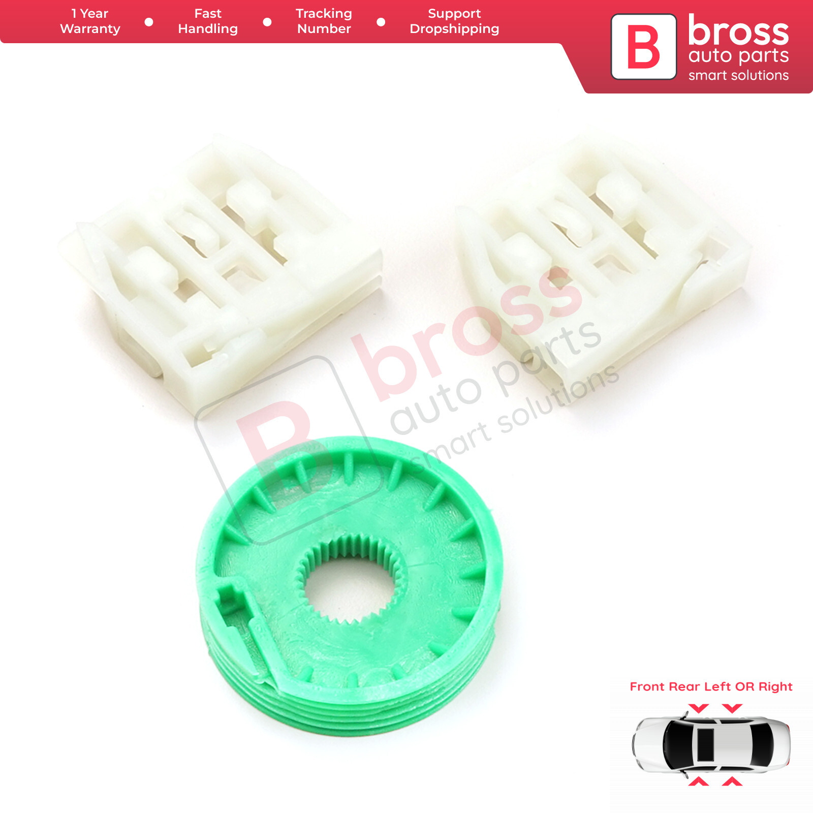 Window Regulator Clips Gear Set 84934400, 84934500 for Maserati ...