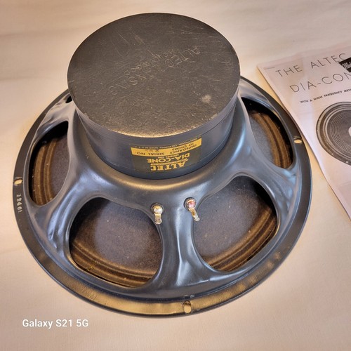 VINTAGE RARE 1940's ALTEC LANSING HOLLYWOOD MODEL 600 12" DIA-CONE LOUD ...