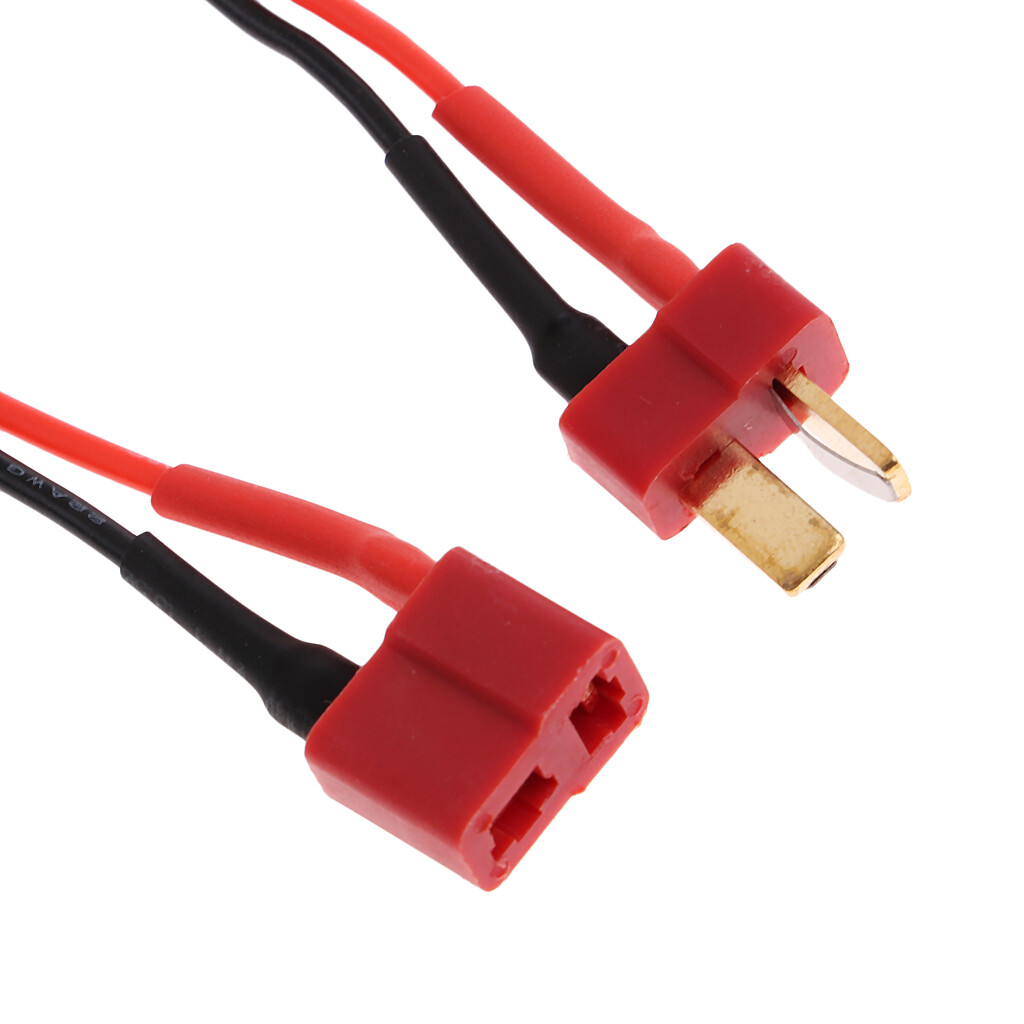 Deans T Plug to JST RC Power Battery Connector Cable Soft Silicone Wire ...