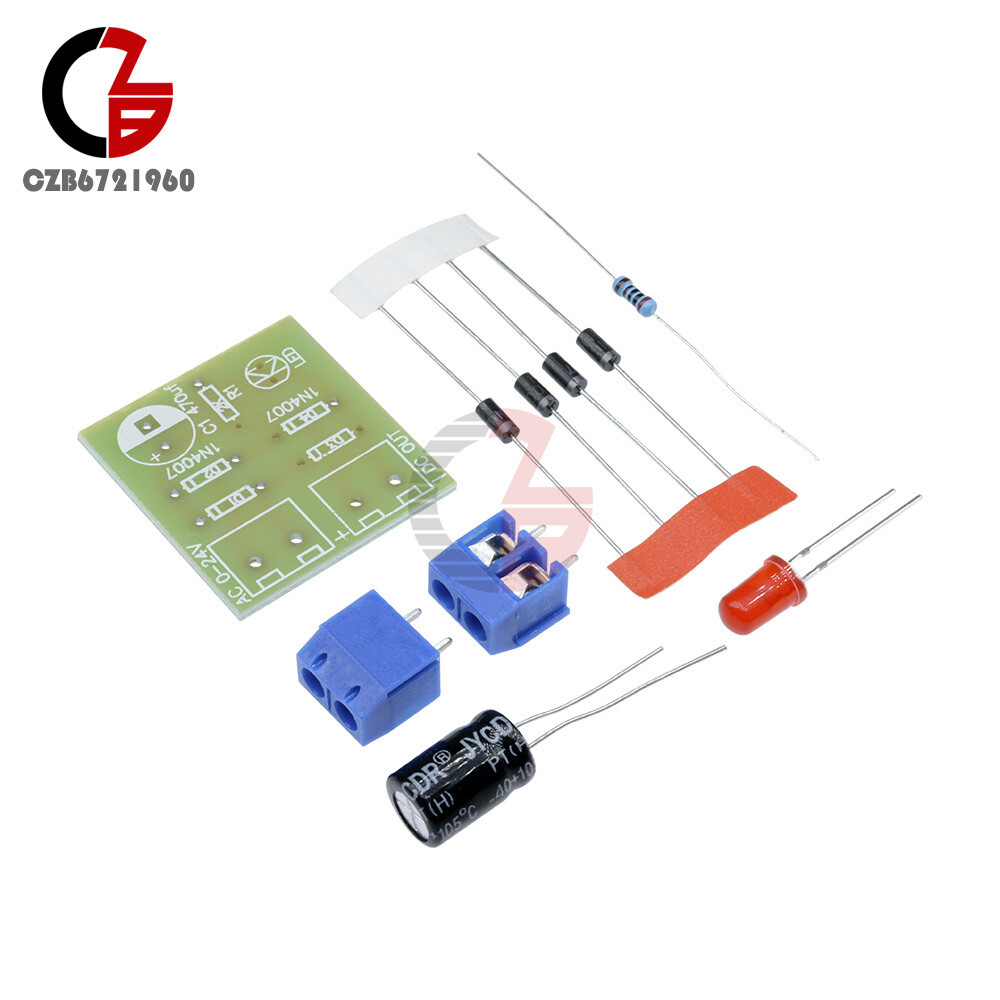IN4007 Full Wave Bridge Rectifier 3-18V AC-DC Converter Rectifier ...