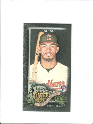 2022 Topps Allen & Ginter X Gabriel Arias RC ROOKIE MINI #251 Guardians ...