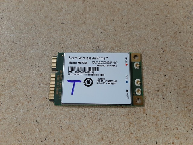 Sierra Wireless MC7355 - Panasonic 4g LTE Gobi 5000 ATT Verizon Sprint ...