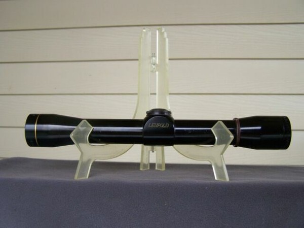 Leupold M8 4x Fixed 4 Power Compact Rifle Scope Gloss Duplex Reticle ...