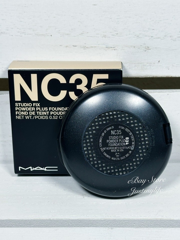 ~NC35~ MAC Studio Fix Powder Plus Foundation ,Full Size+New Original ...