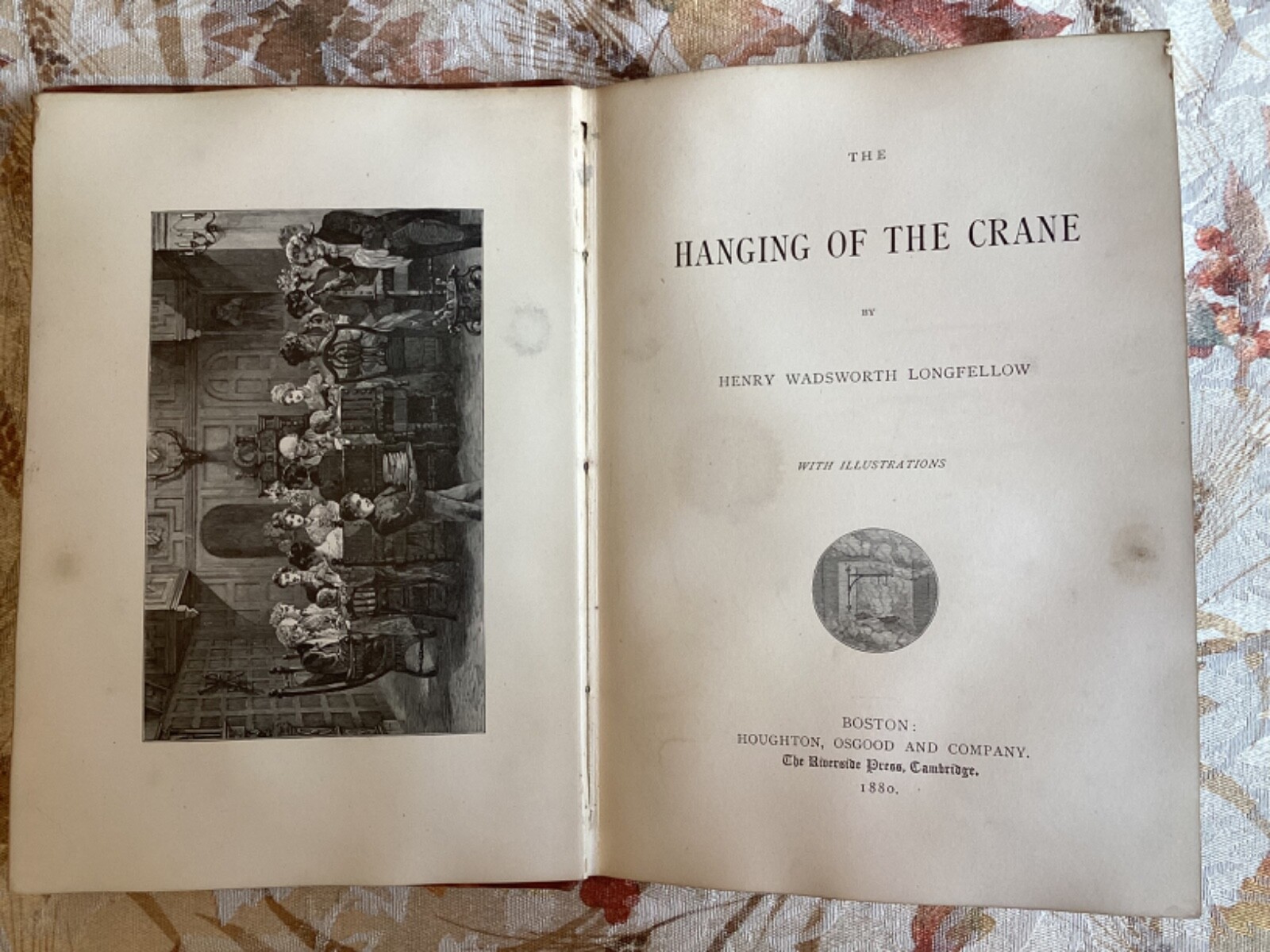 Henry W. Longfellow. The Hanging of the Crane. 1880 | eBay