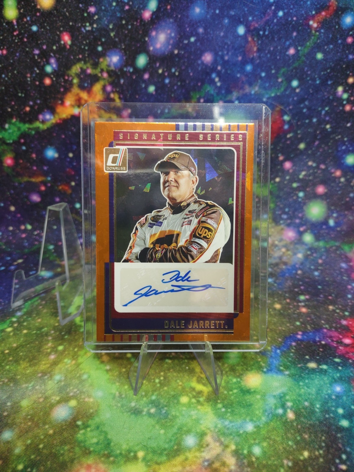 Dale Jarrett 2025 Donruss NASCAR #SS-DJT Signatures Series - Orange Ice ...