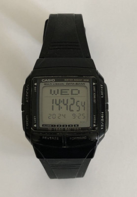 Casio DB-36 Black Multilingual Digital Quartz Watch Working B1-2-30 | eBay