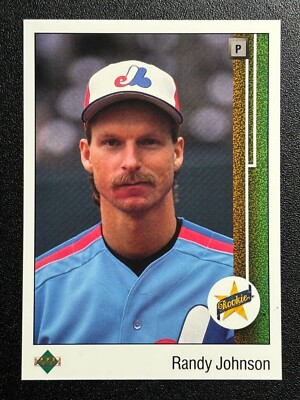 1989 Upper Deck #25 Randy Johnson RC Montreal Expos Seattle Mariners | eBay