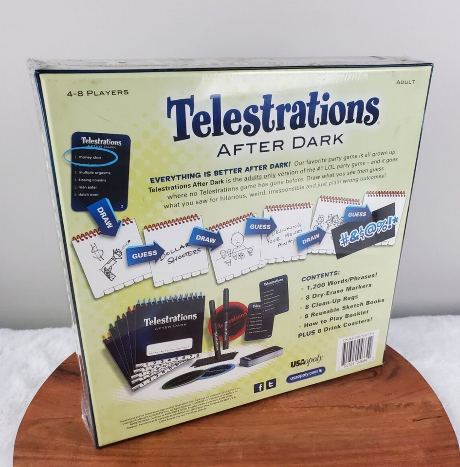 Telestrations: After Dark, NEW & SEALED! Adult game for 4-8 players ...