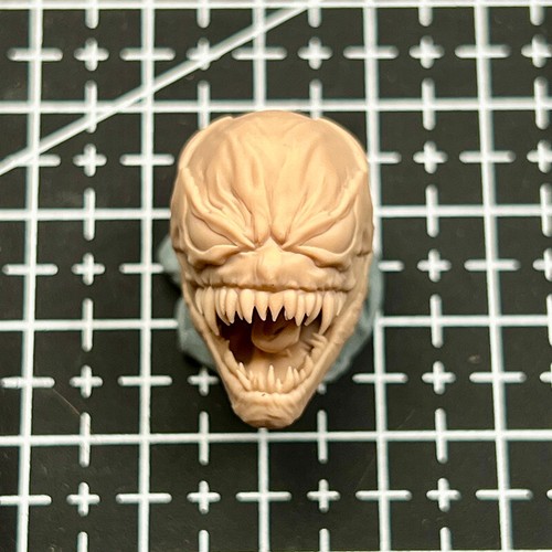 Blank 1/10 Scale Open Mouth Agent Venom Head Sculpt Unpainted Fit 7 ...