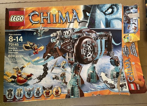 LEGO CHIMA 70145 Maula’s Ice Mammoth Stomper No Box ~Not Complete ...
