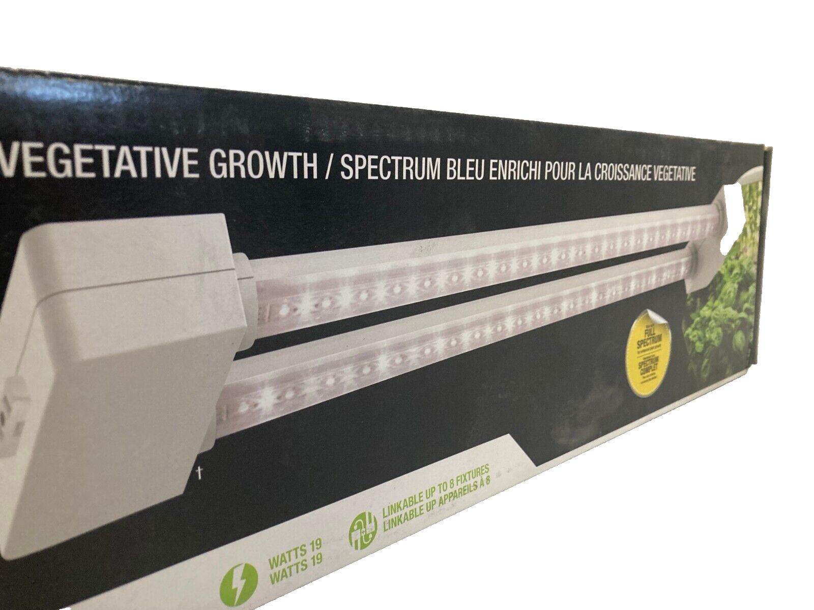 Feit Electric Plant Grow Light 2ft LED Blue Spectrum Enriched 19W Set ...