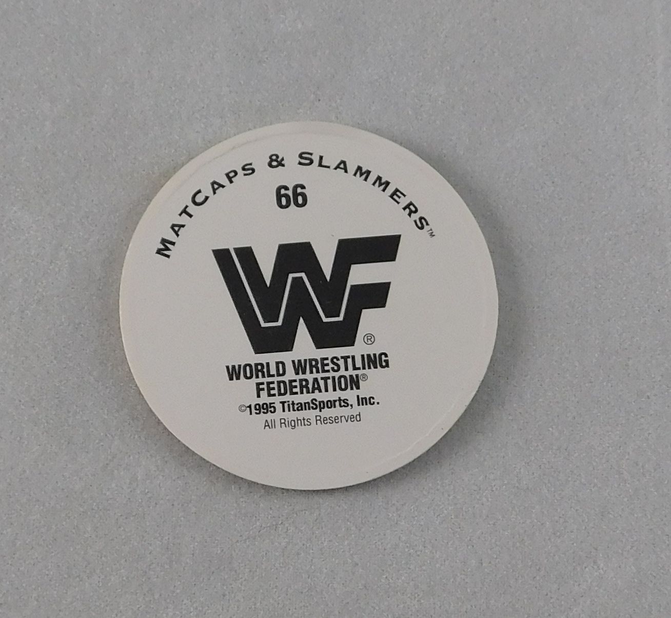 Lex Luger USA #66 WWF Wrestling Pog Collector Series Bottle Cap Pogs ...