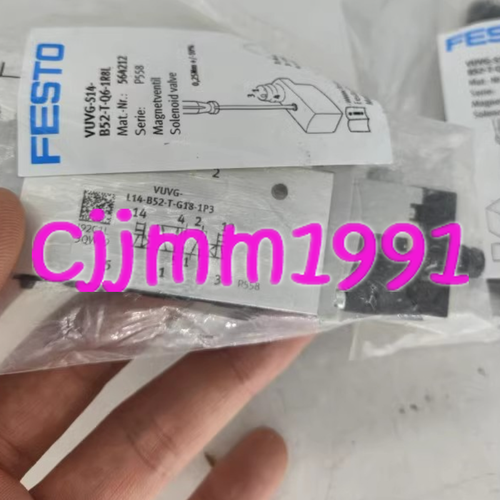 1PC NEW FESTO Solenoid valve VUVG-S14-B52-T-Q6-1R8L 564212 #CL | eBay